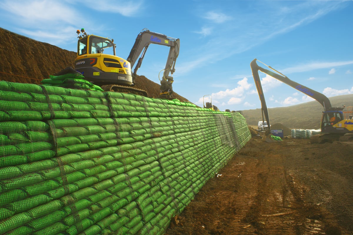 Vegetated retaining structures | GeoGrow®