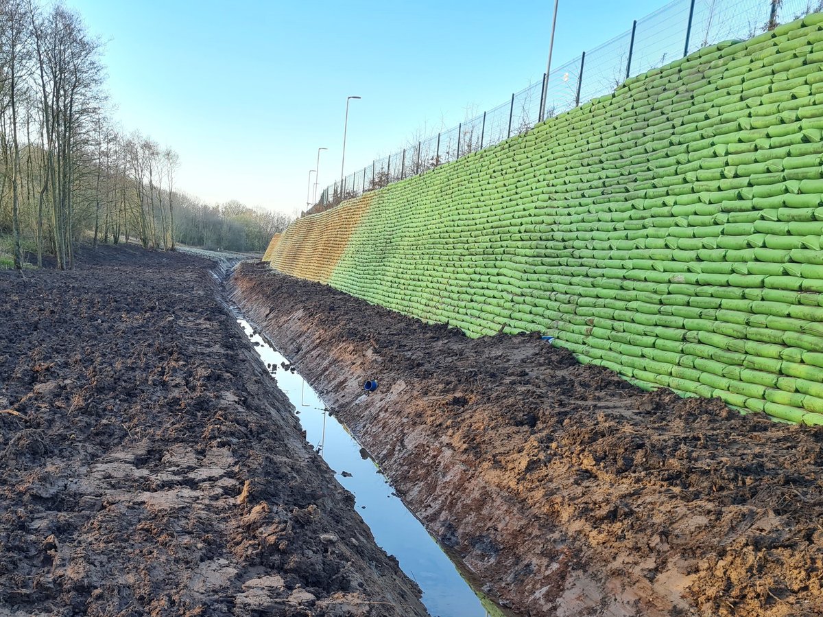 Vegetated retaining structures | GeoGrow®